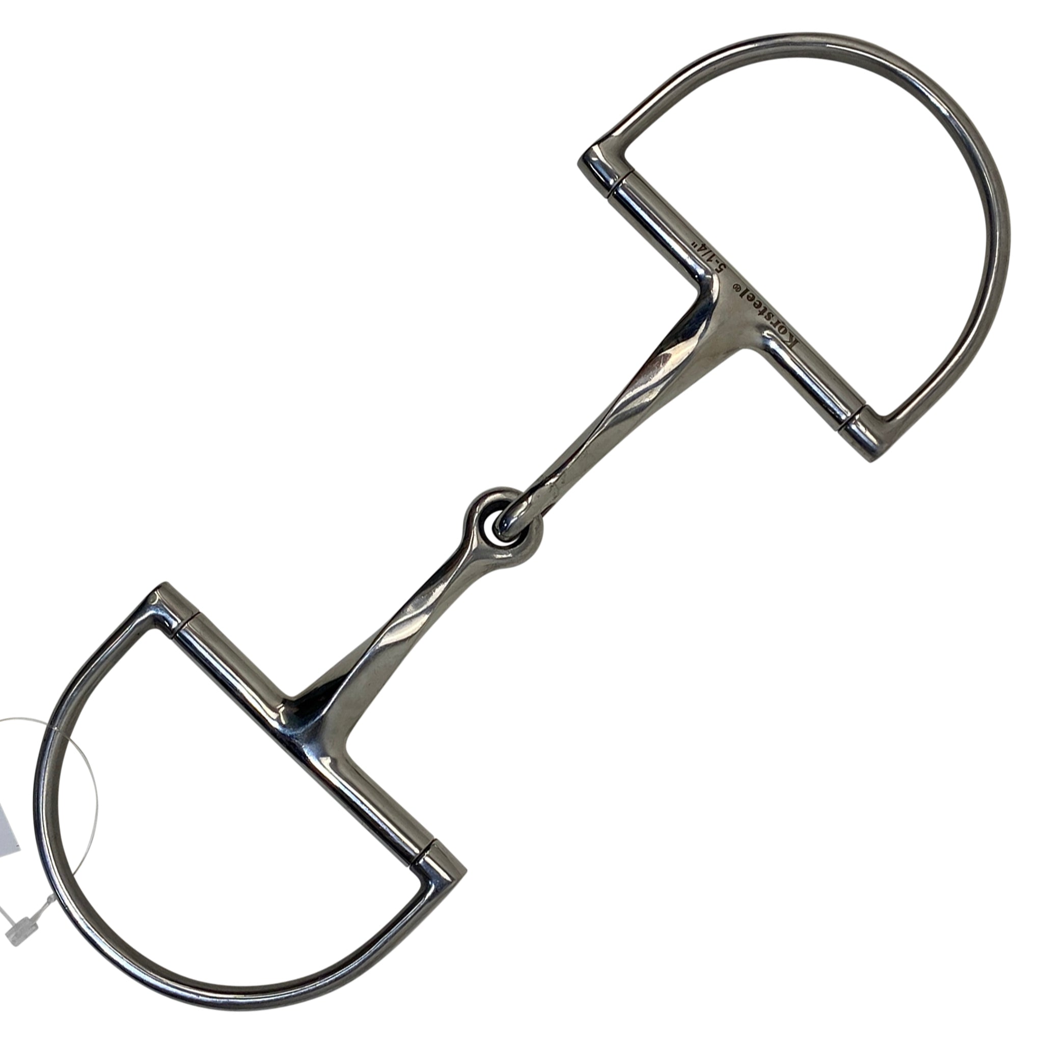 Korsteel Slow Twist Dee Ring Snaffle Bit in Stainless Steel - 5 1/2" – The Tried Equestrian