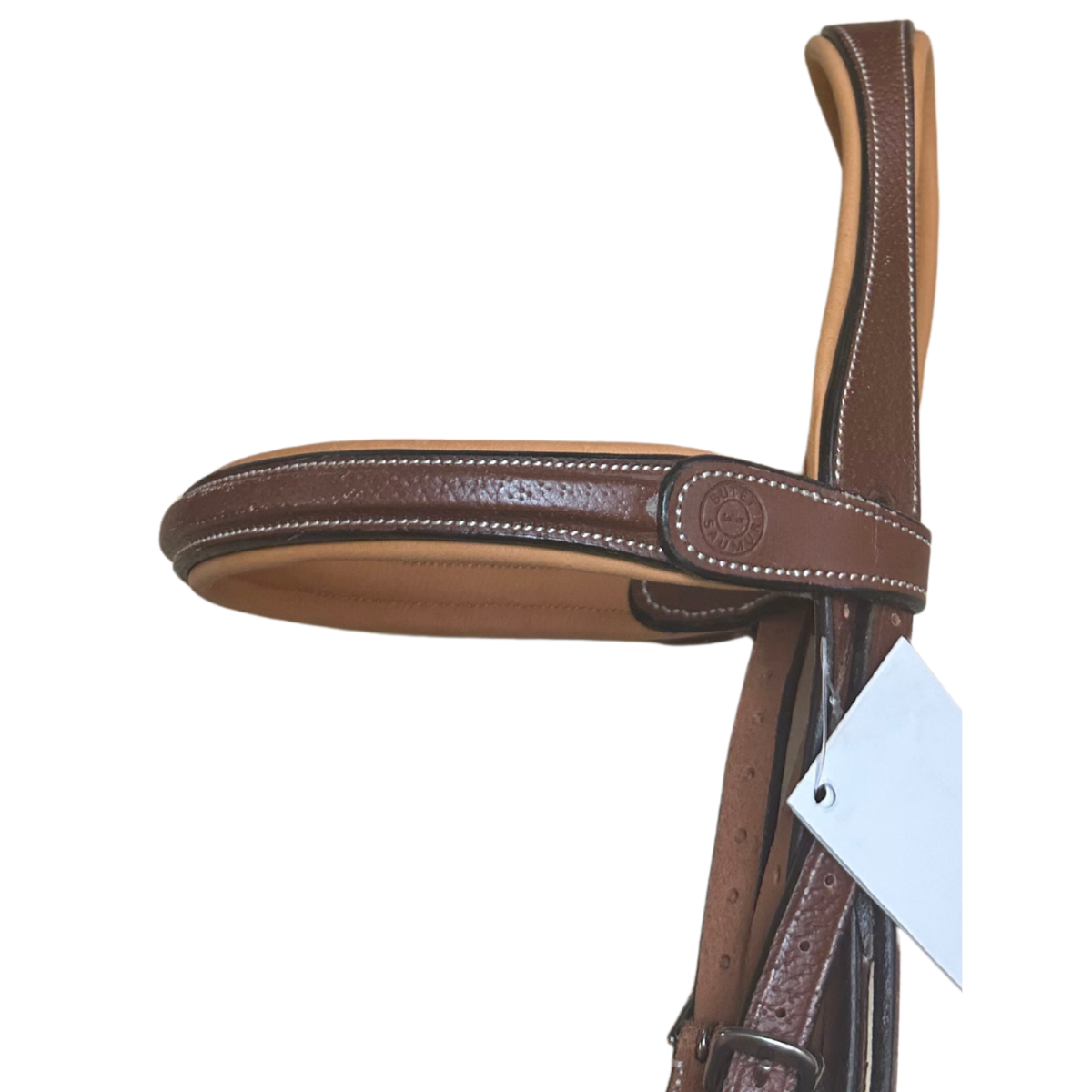 Butet Premium Figure 8 Noseband Bridle in Gold/Light Gold - Full – The ...