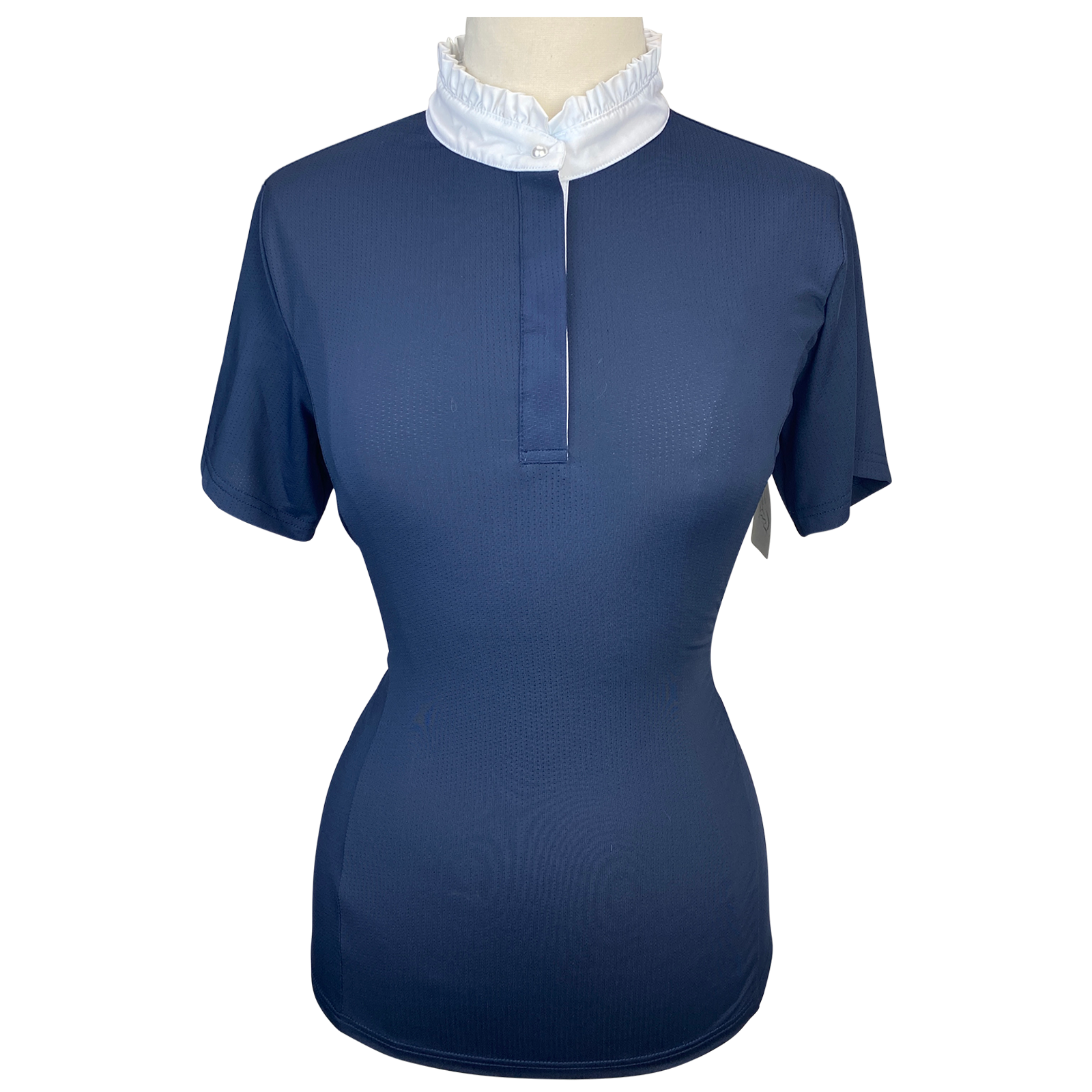 Smartpak Piper Ruffle Competition Shirt in Navy - Women's Medium – The ...