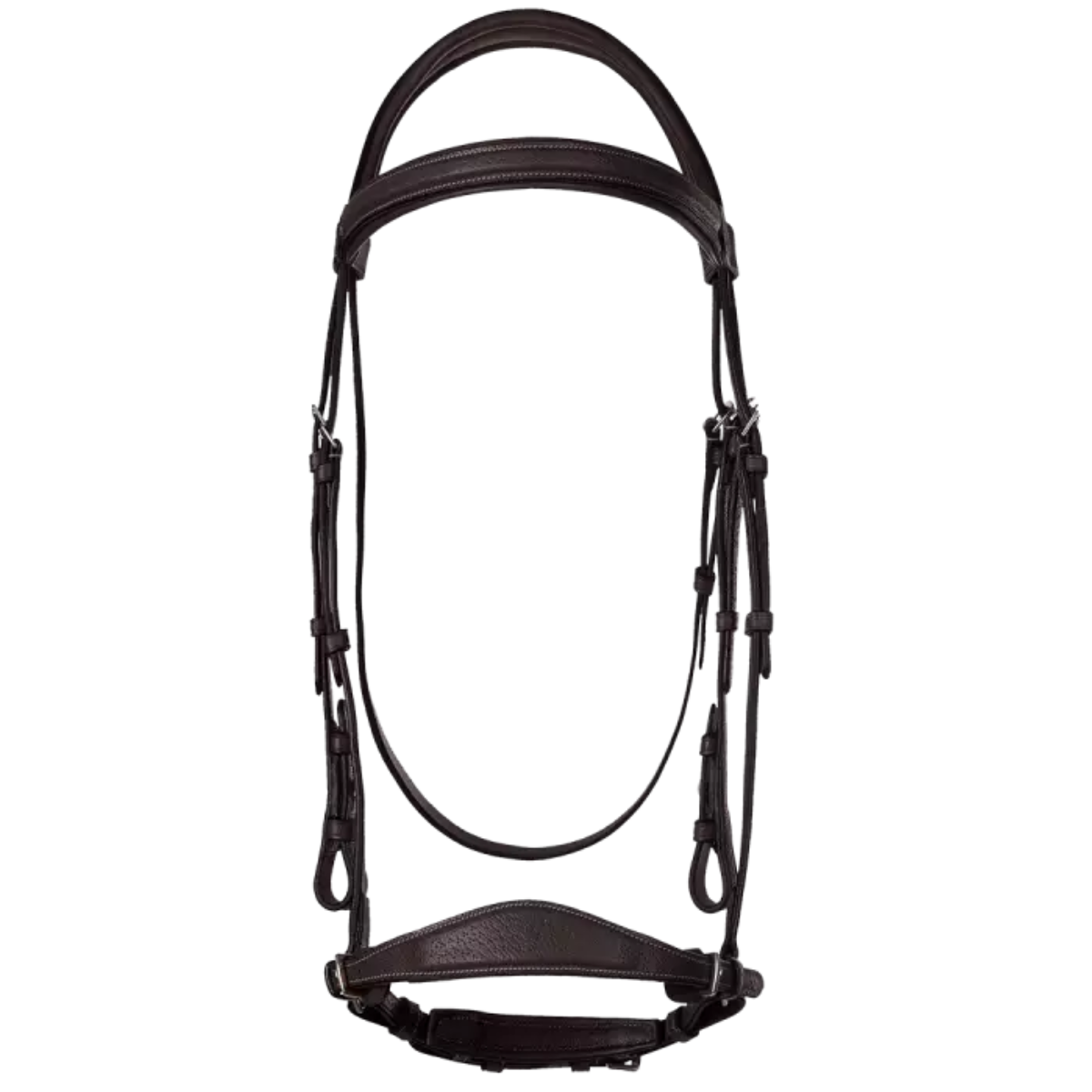 Butet Premium Drop Bridle in Cachou - Full – The Tried Equestrian