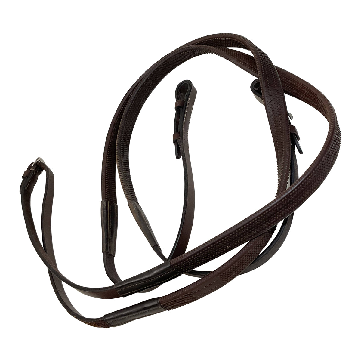 Rubber Reins in Brown - Full – The Tried Equestrian