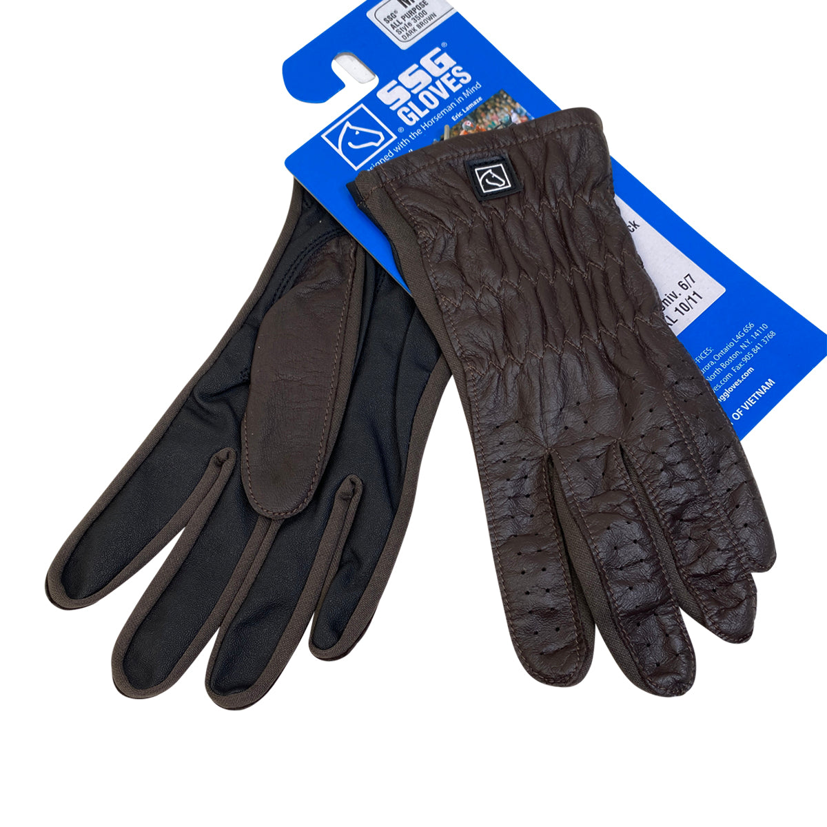 SSG All Purpose Gloves in Dark Brown - Men's 8/9 – The Tried Equestrian