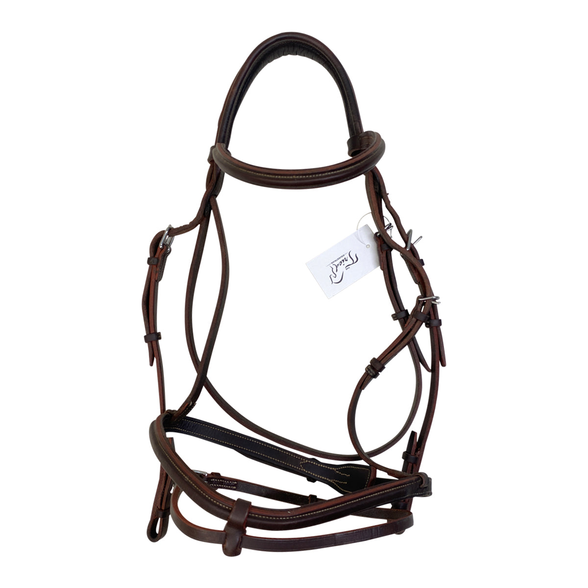 Devoucoux Plain Square Raised Bridle in Brown - Large – The Tried ...