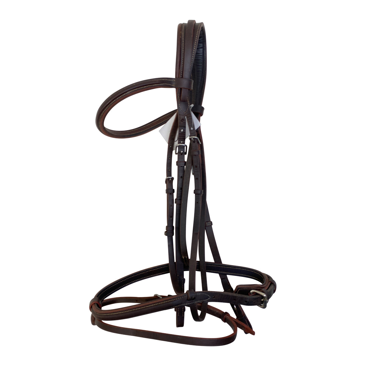 Devoucoux Plain Square Raised Bridle in Brown - Large – The Tried ...