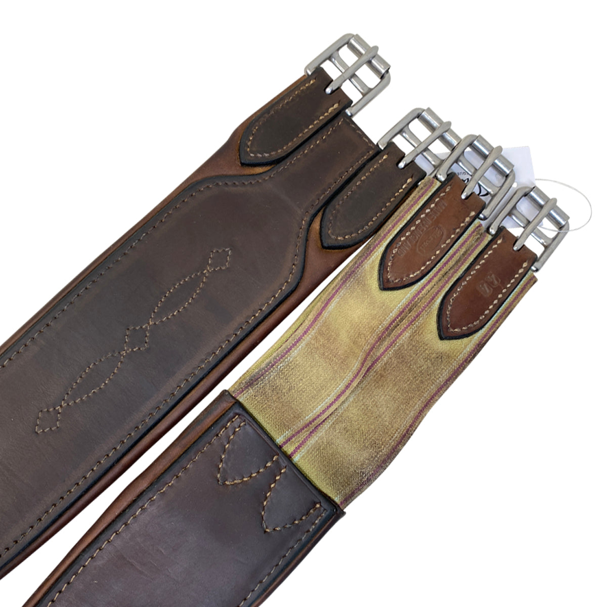 Beval 'Stamford' Single End Elastic Girth in Brown - 44" – The Tried ...