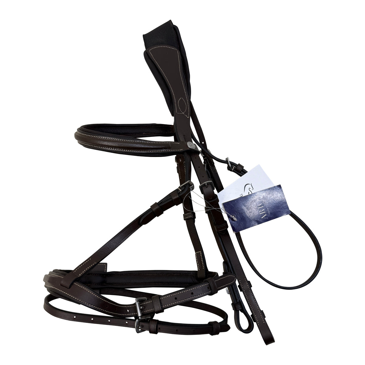 Arion Anatomic Bridle with Flash in Brown - Full – The Tried Equestrian
