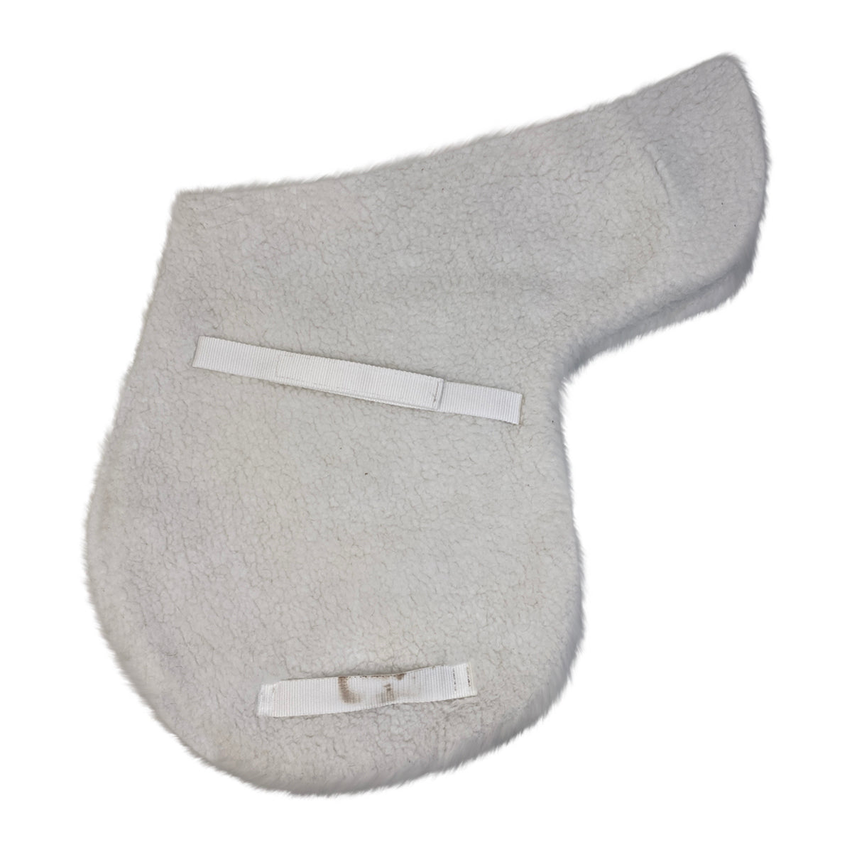 Centaur Fleece Shaped Show Pad in White - 16"-17" Saddle – The Tried ...