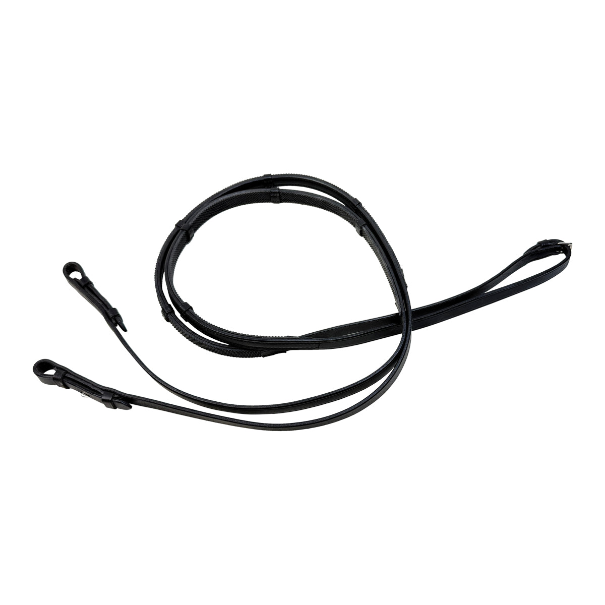 Otto Schumacher Inside Rubber Lined Reins in Black - Full – The Tried ...