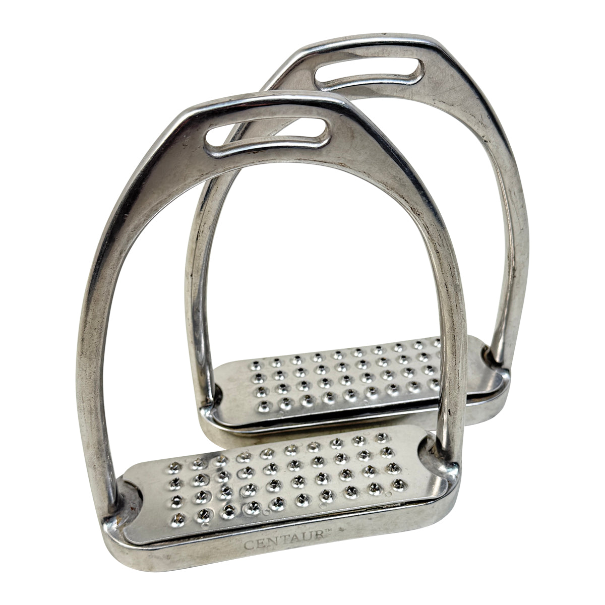 Centaur Fillis Stirrup Irons w/ Cheese Graters in Stainless Steel - 4 ...