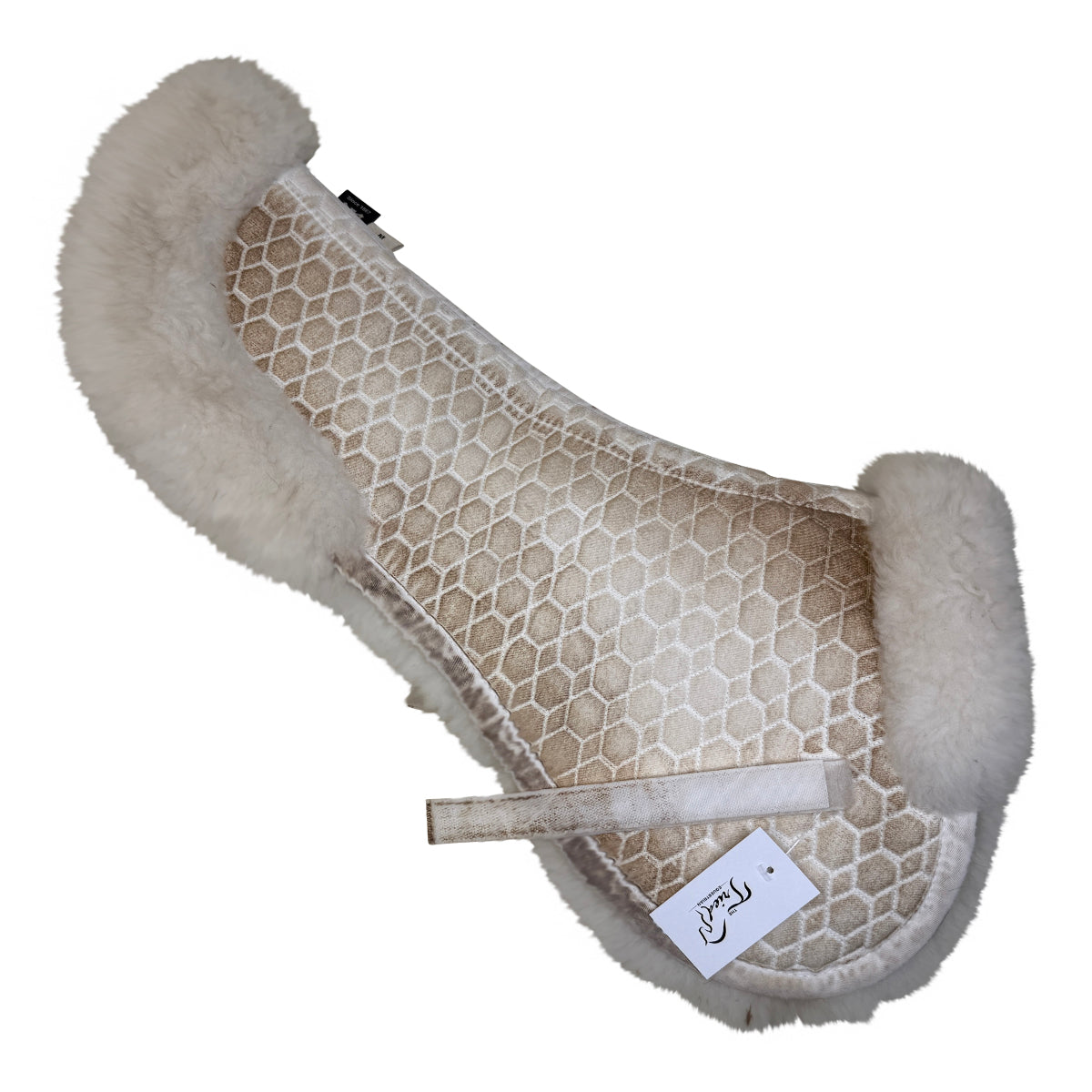 Mattes Platinum Half Pad w/Rear Trim in White - Medium – The Tried ...