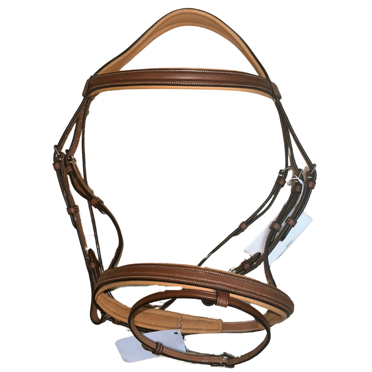 Butet Premium Flash Bridle in Gold - Oversize – The Tried Equestrian