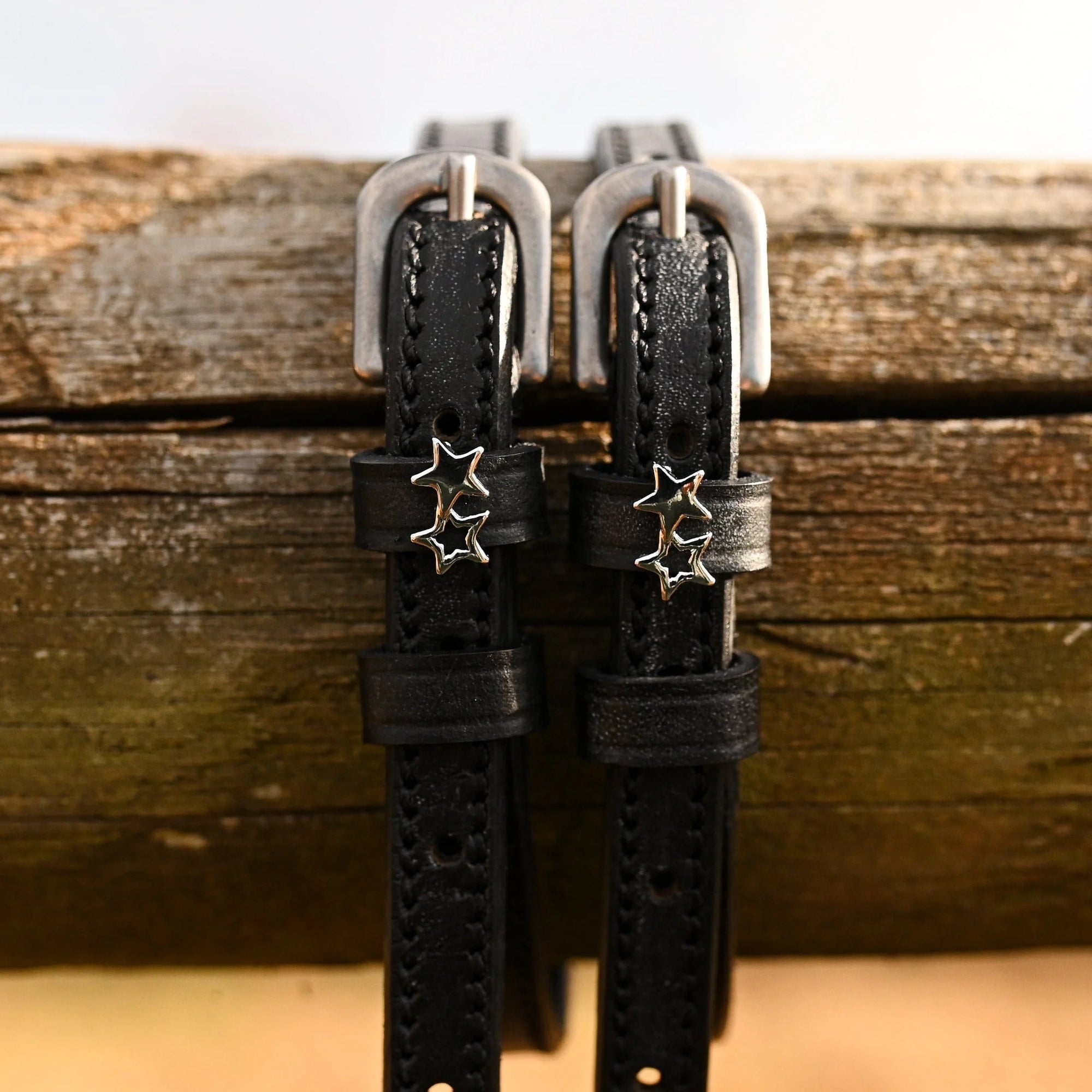 Mane Jane Spur Straps in Double Star Silver - 17" – The Tried Equestrian